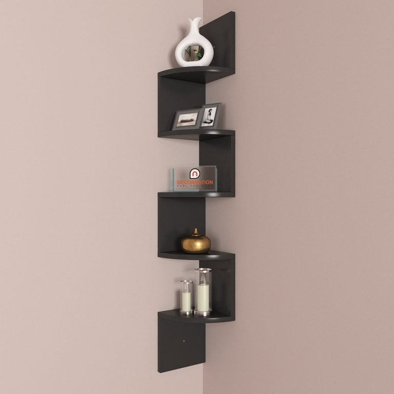 Floating Nesting Square Wall Racks Unit - Sky Blue & Pink