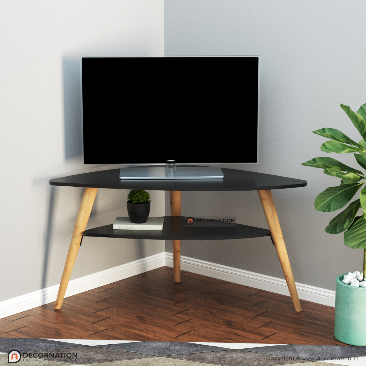 Wanli Livingroom TV Table with Shelf - Decornation
